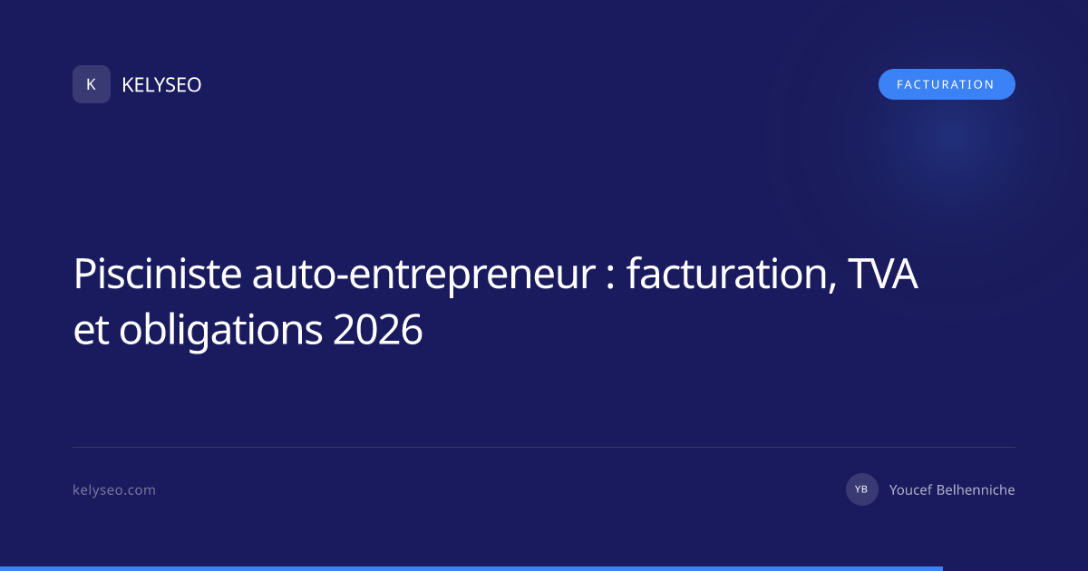Pisciniste auto-entrepreneur 2026 : TVA 20 % neuf, 10 % rénovation ...